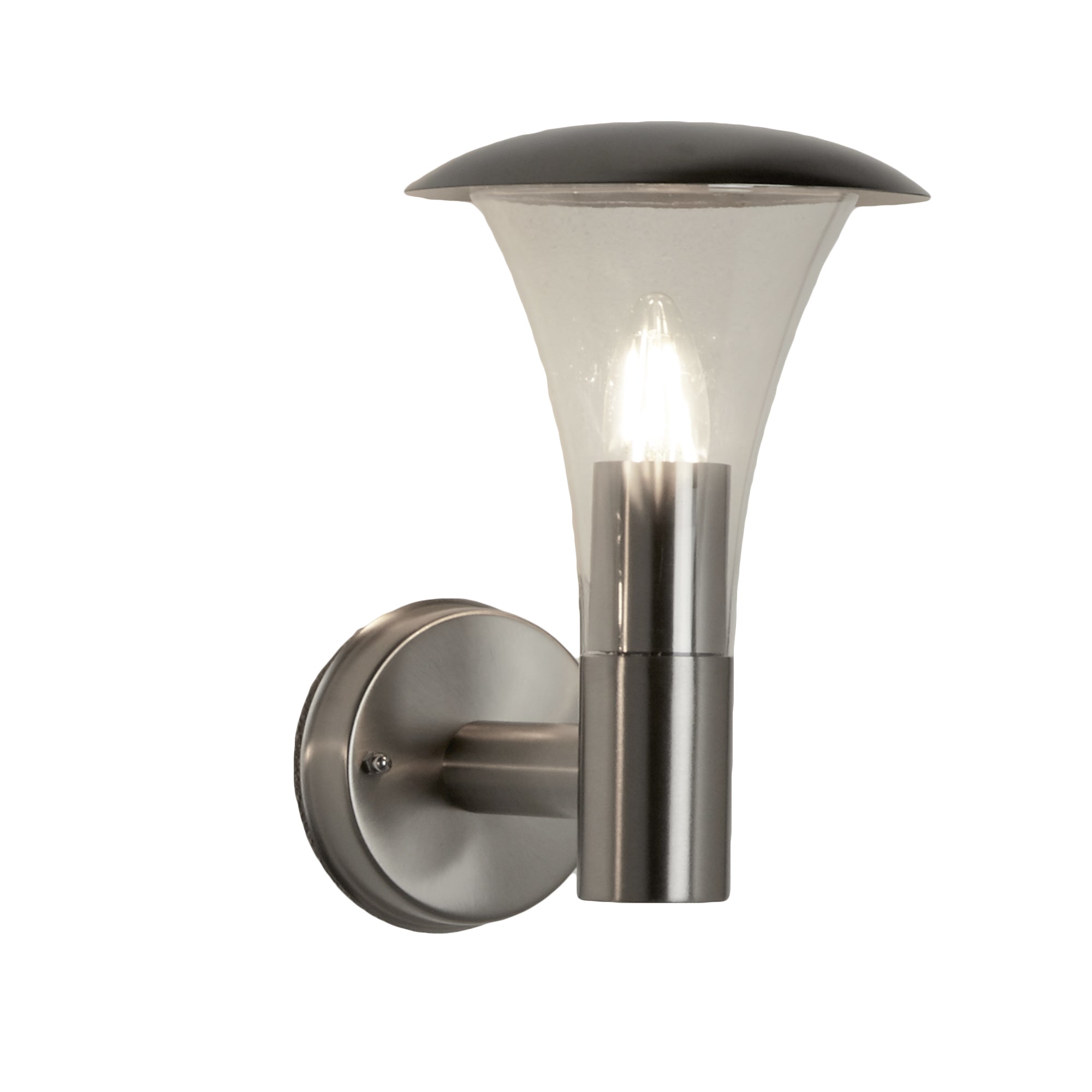 Searchlight 096 Strand Outdoor Wall Light - Stainless Steel ...