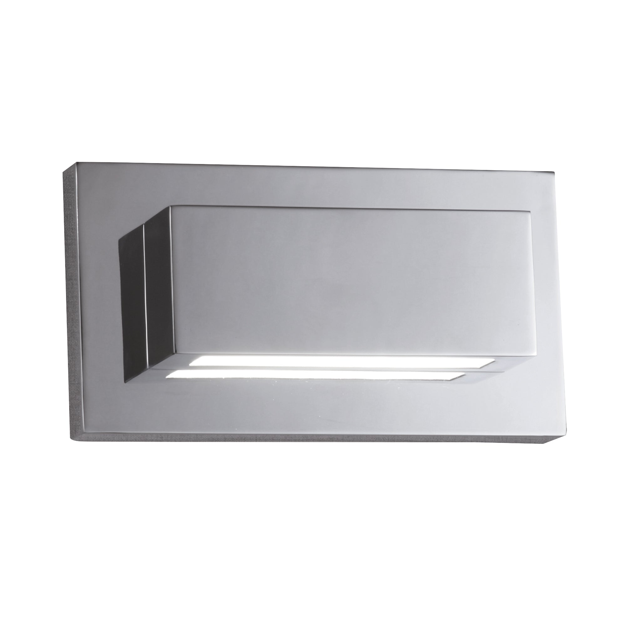Searchlight 1752CC Ledge LED Up/Downlight Wall Light - Chrome & Glass ...