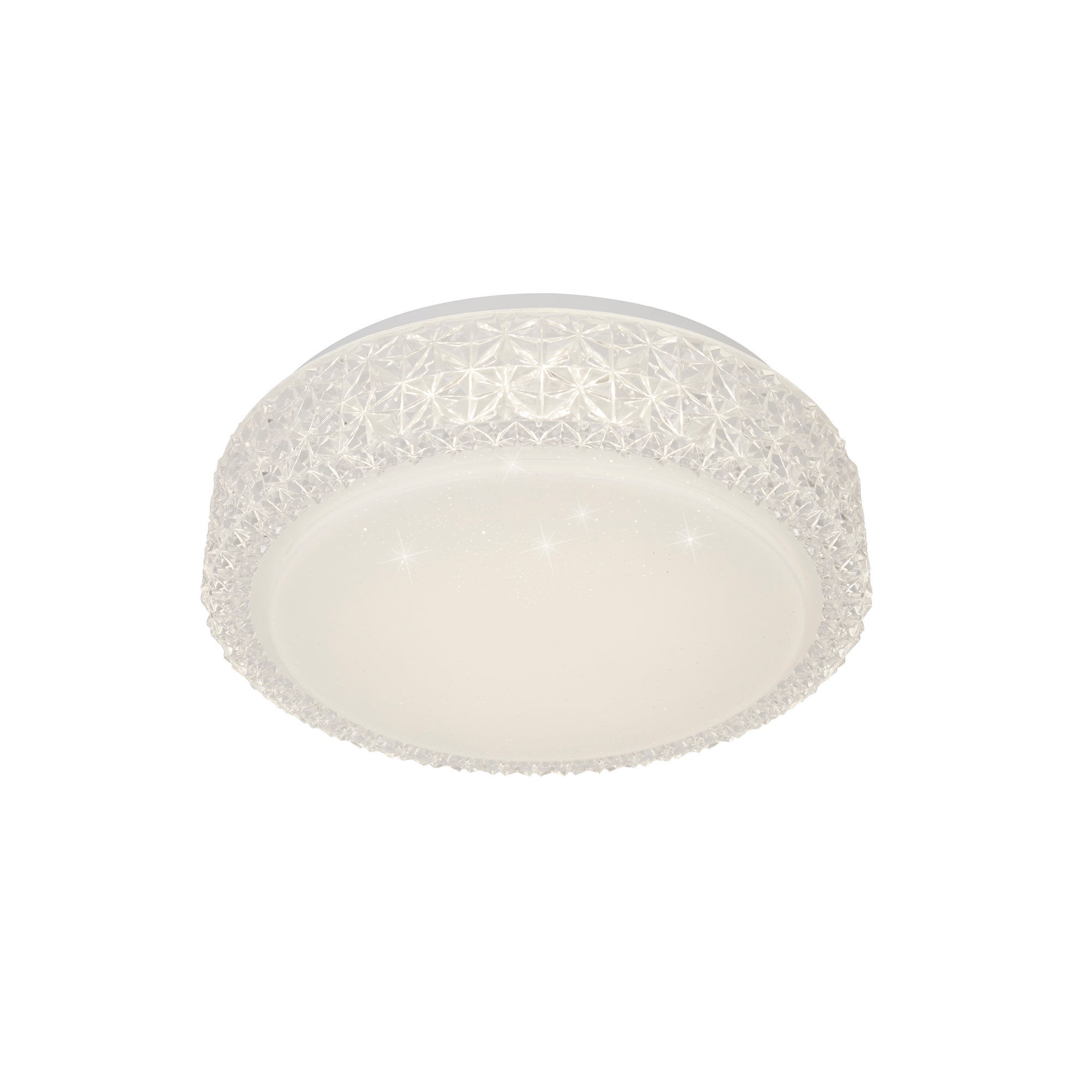 Searchlight 4650-28 Leo LED Flush Fitting - Star Finish - Searchlight ...