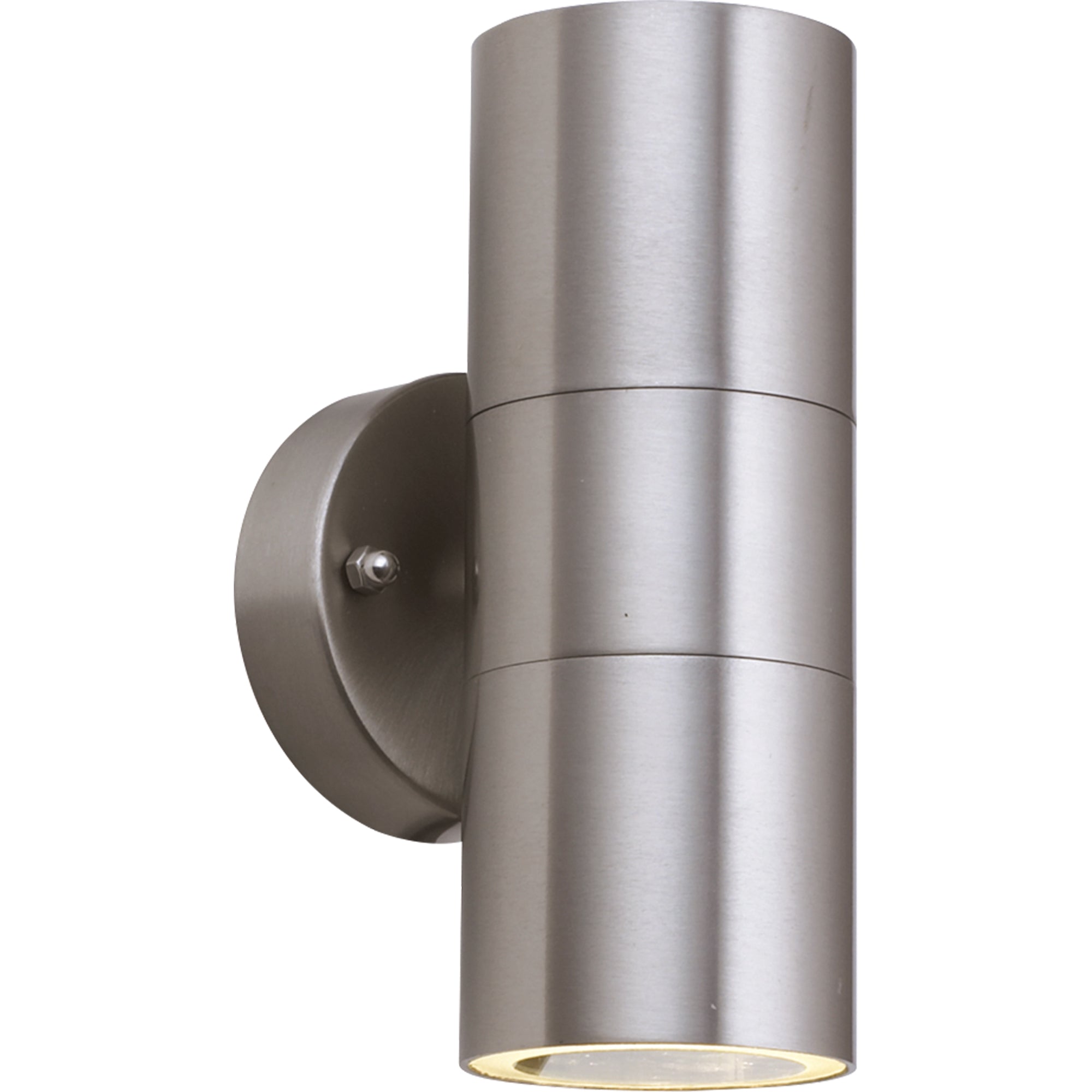 Searchlight 5008-2-LED Metro Outdoor Wall Light - Stainless Steel Metal ...