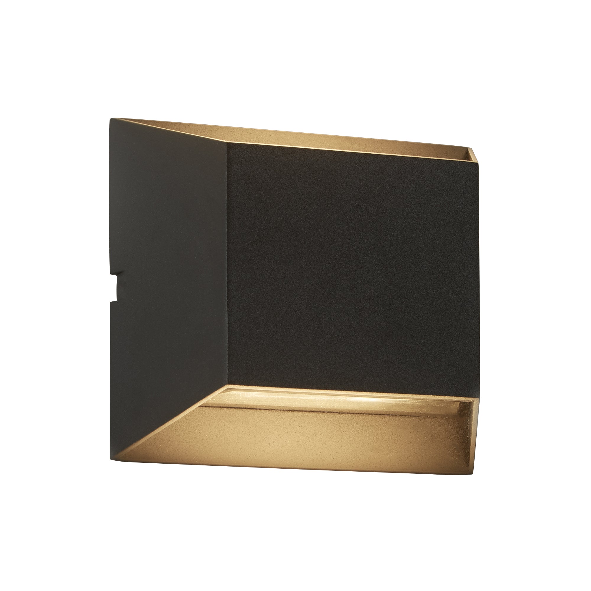 Searchlight 5111BK Delaware 2Lt Wall Light - Black Metal & Glass ...