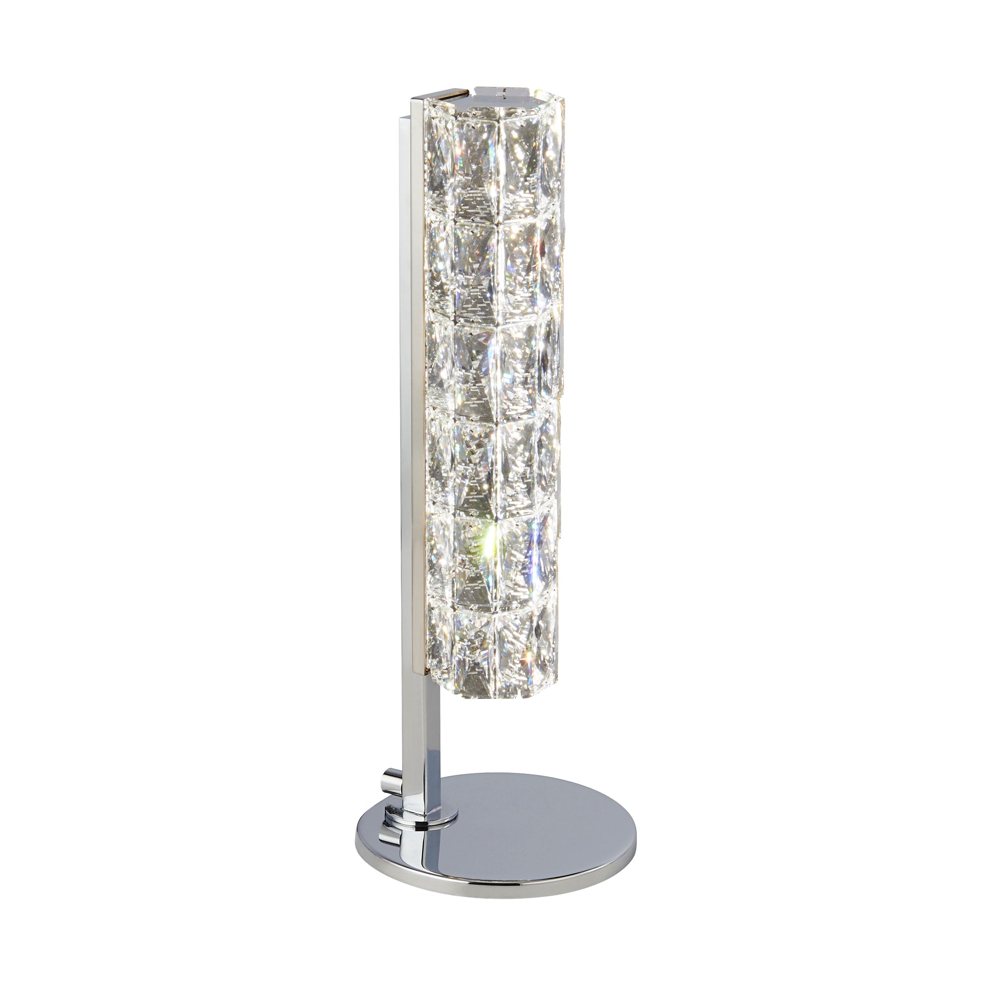 Searchlight 5862CC Remy LED Table Lamp - Chrome & Clear Crystal Trim ...