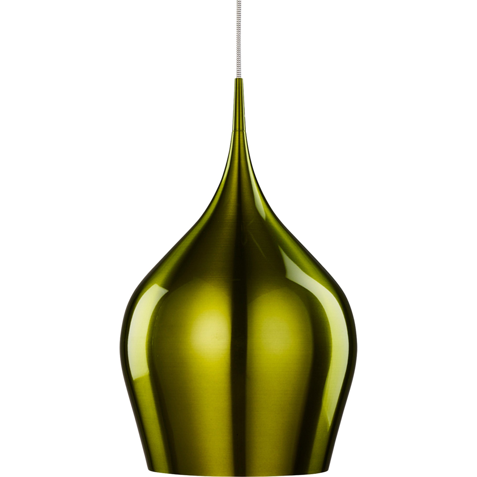 Searchlight 6461-26GR Vibrant Pendant - Metallic Green Metal ...