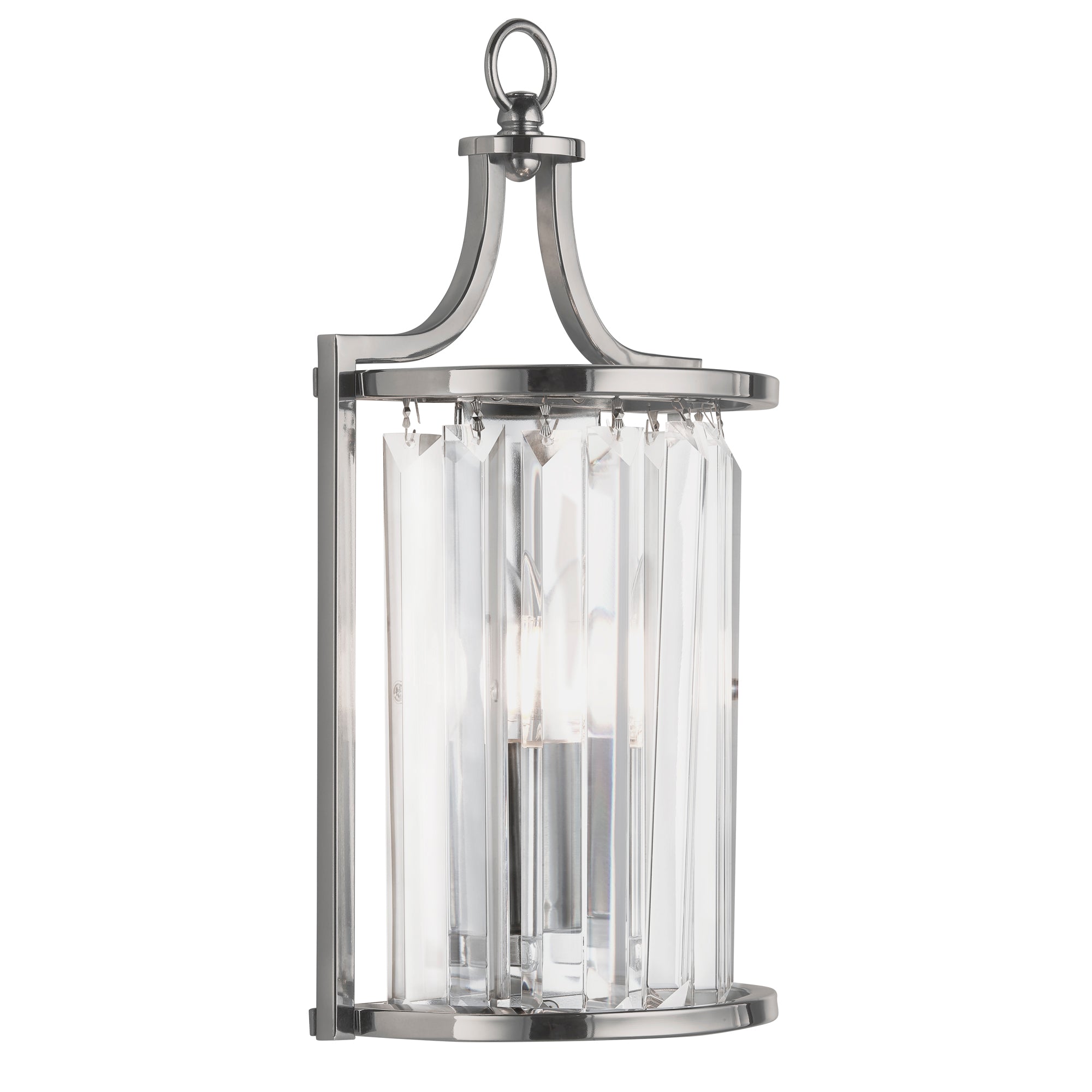 Searchlight 8571CC Victoria Wall Light - Chrome Metal & Clear Crystal ...