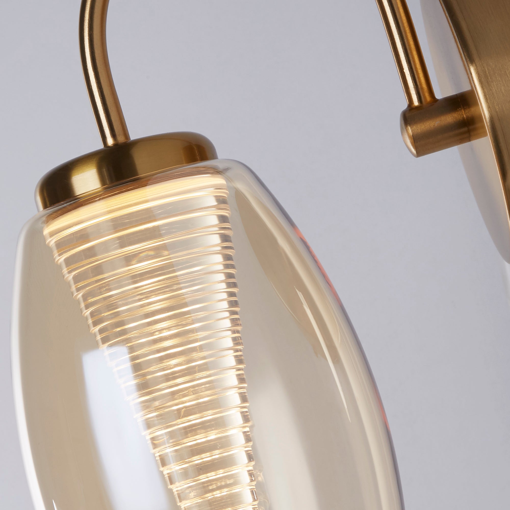 Searchlight 97292-1CP Cyclone Wall Light - Bronze Metal & Champagne ...