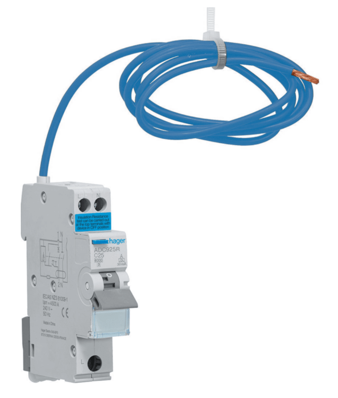 Hager ADA306-332G 1-Pole, 6kA B-Curve RCBO (6A - 32A)
