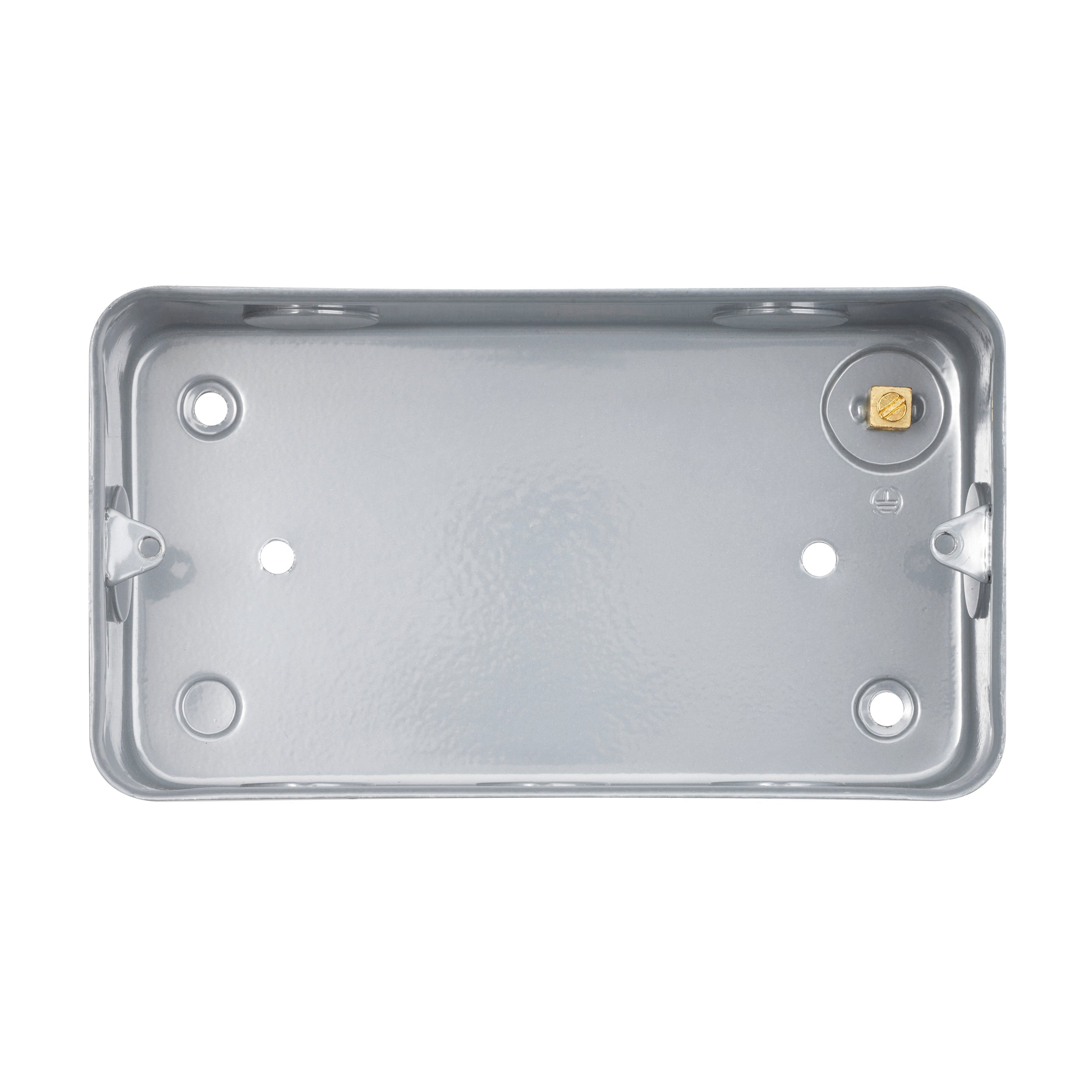 Saxby MC902 2G Surface Metal Box with KO'S - Saxby - Falcon Electrical UK