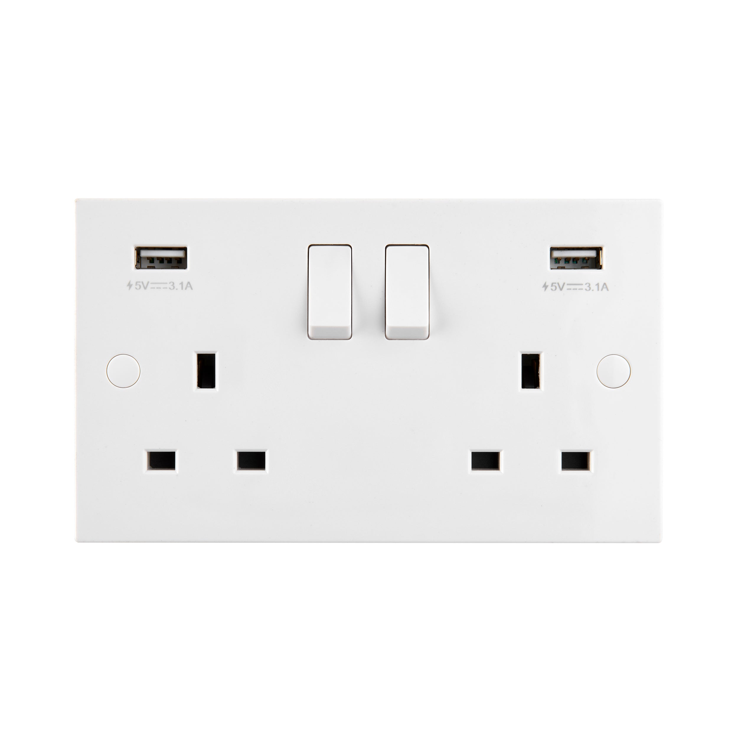 Saxby SE423 13A 2G DP Switched Socket with twin 5V USB - Saxby - Falcon ...