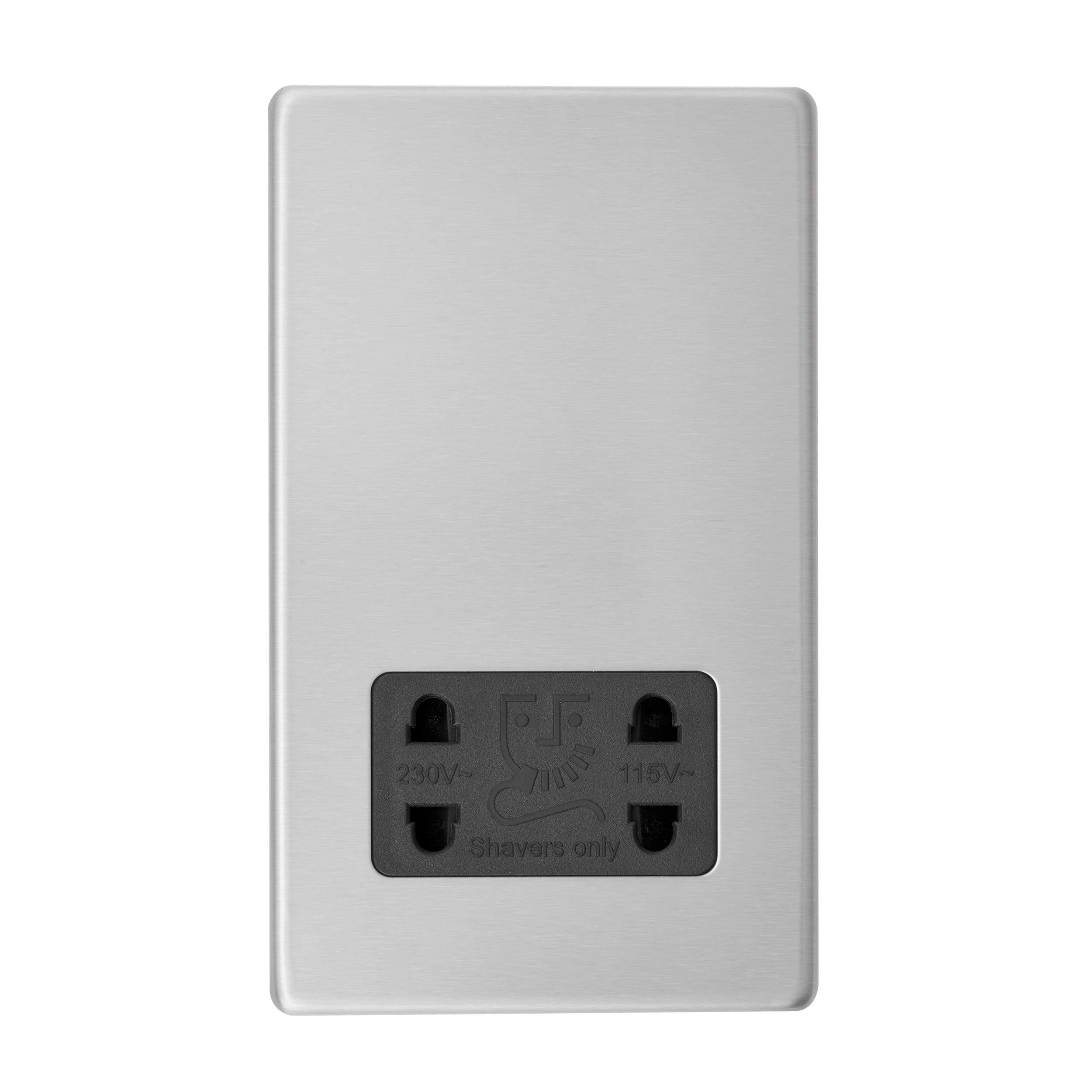 Saxby SL441BSB Dual Voltage Shaver Socket - Saxby - Falcon Electrical UK