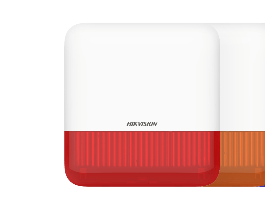 Hikvision DS-PS1-E-WE-RED AX PRO Wireless Outdoor Sounder - Red ...