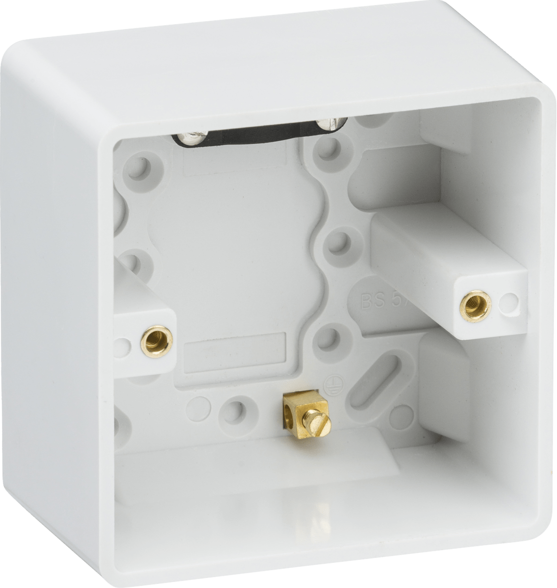 Knightsbridge MLA CU1610 Curved Edge Single 47mm Pattress Box with ...