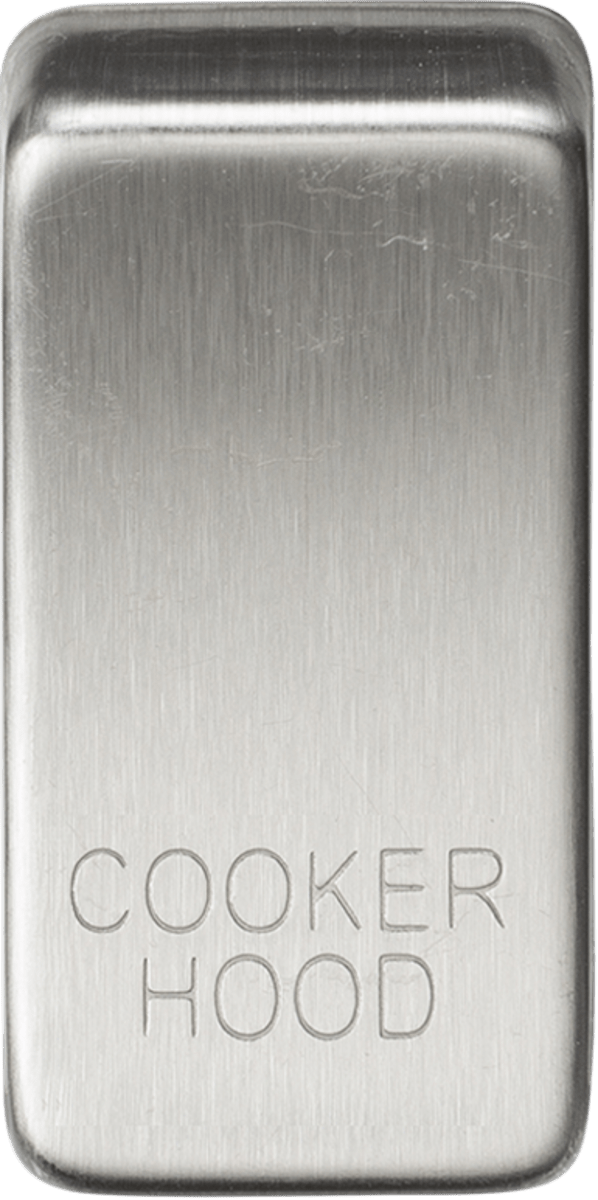 Knightsbridge MLA GDCOOKBC Switch cover "marked COOKER HOOD" - brushed ...