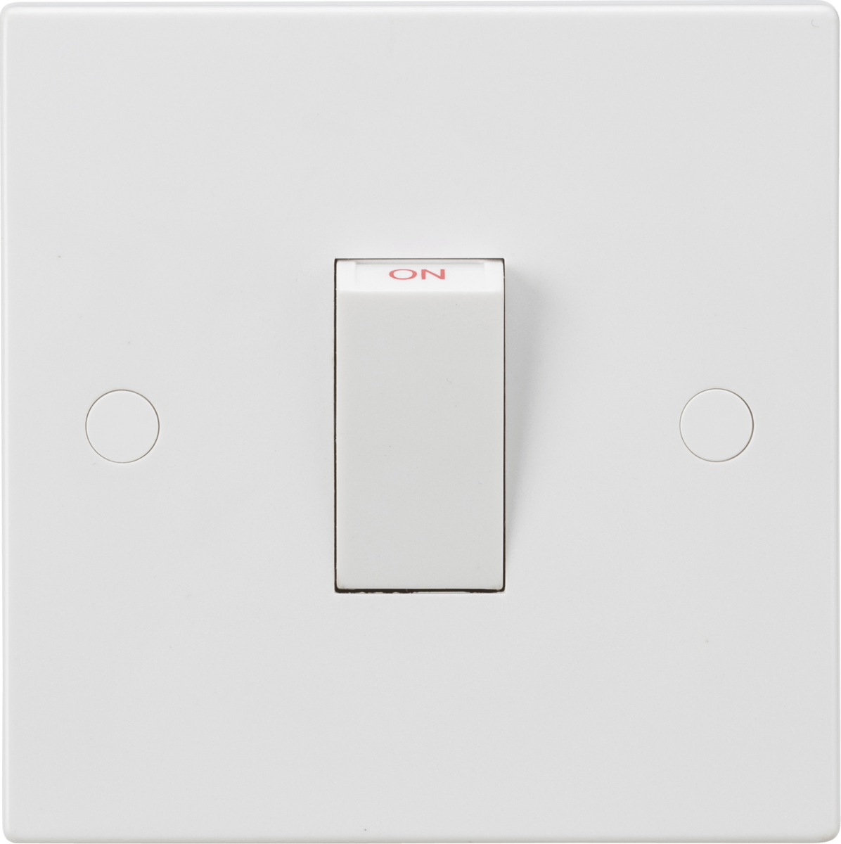Knightsbridge MLA SN8331W 45A 1G DP Switch (White Rocker ...