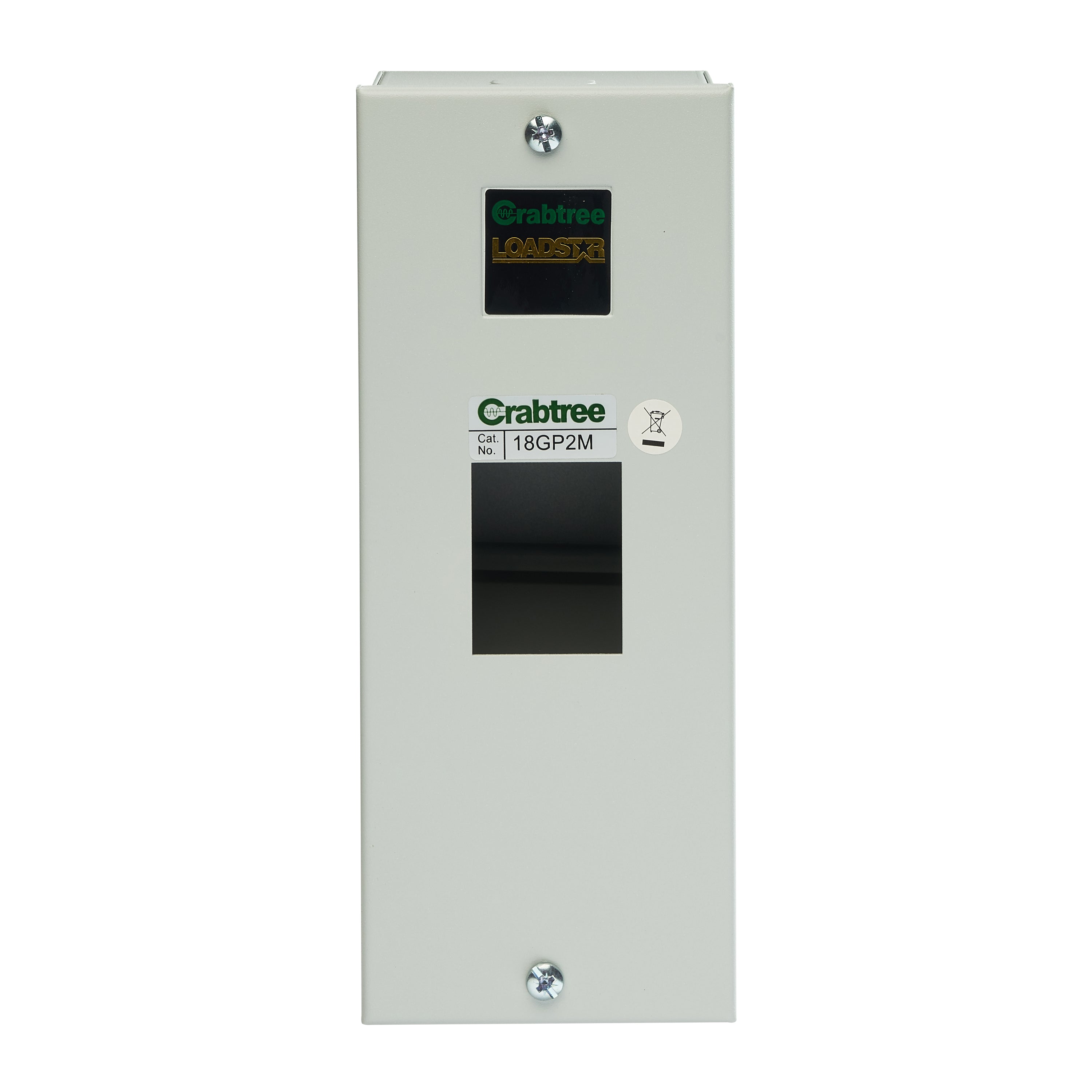 Crabtree 18GP2M 2 Module Width Metal General Purpose Box - Crabtree ...