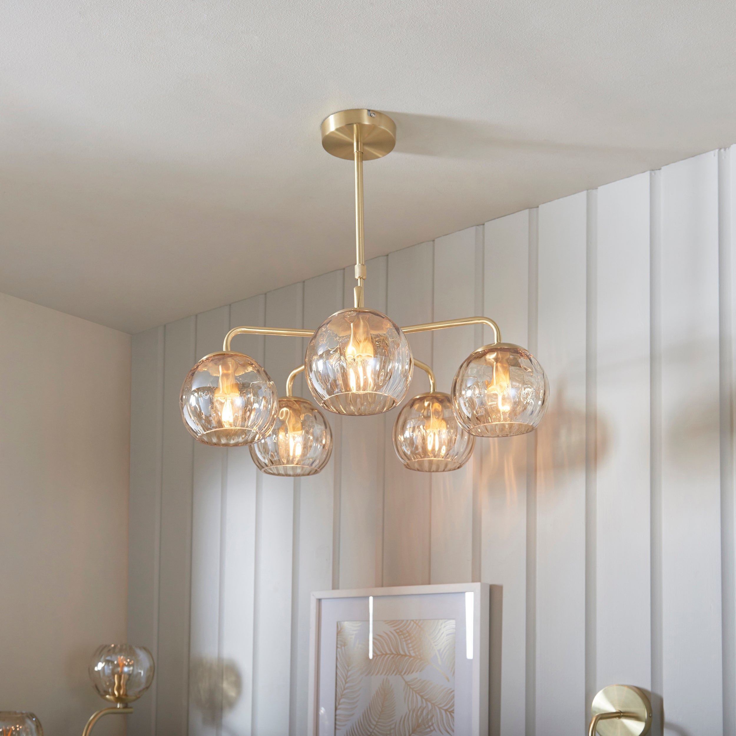 Endon 91969 Dimple 5lt Pendant - Endon - Falcon Electrical UK