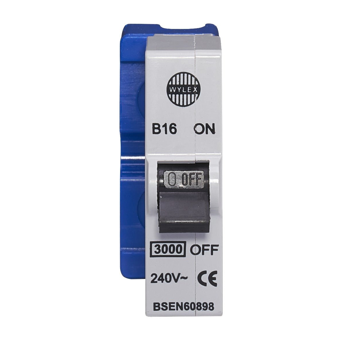 Wylex B16 16A, 6kA, Single Pole Type B MCB - Wylex - Falcon Electrical UK
