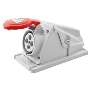 Gewiss GW62482 90°, 16A, 3P+N+E Angled Surface Mounting Socket 6H ...