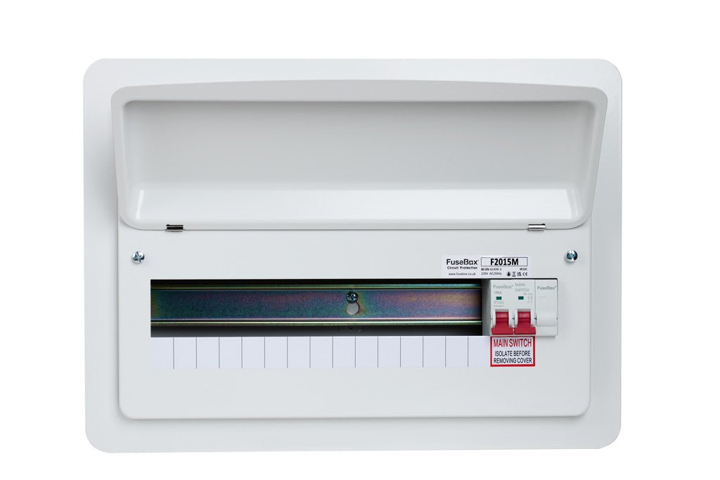 Fusebox F2015M 15-way (100A Main Switch) - Fusebox - Falcon Electrical UK