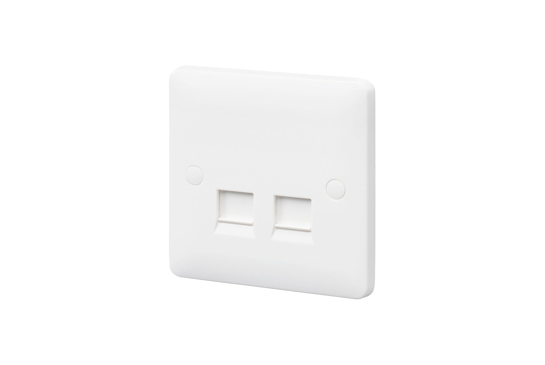 MK Base 1G Double RJ45 CAT6 Data Socket (MB429WHI) - MK - Falcon ...