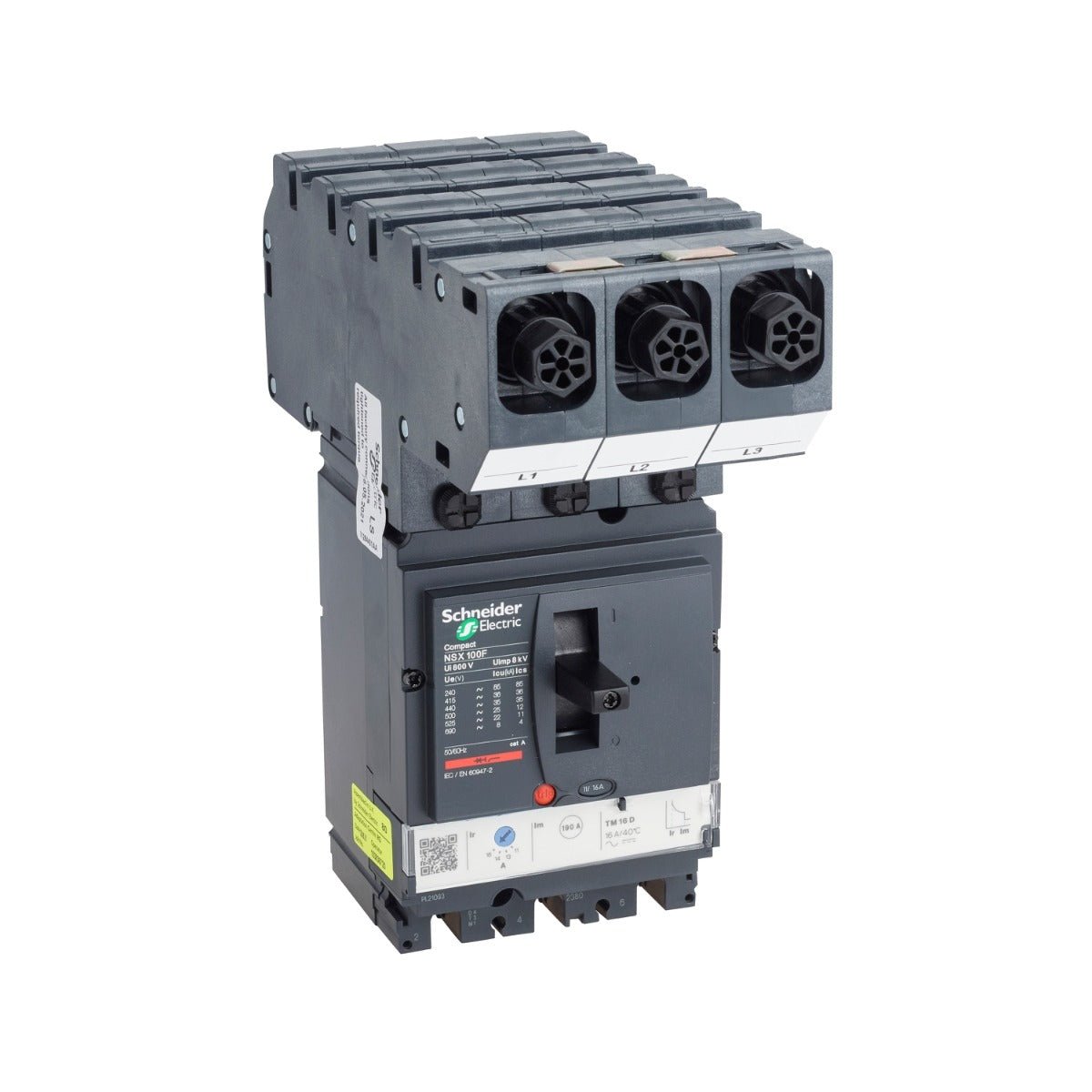 Schneider Electric PP40323X Powerpact 4 - 3P, 32A MCCB - Merlin Gerin ...