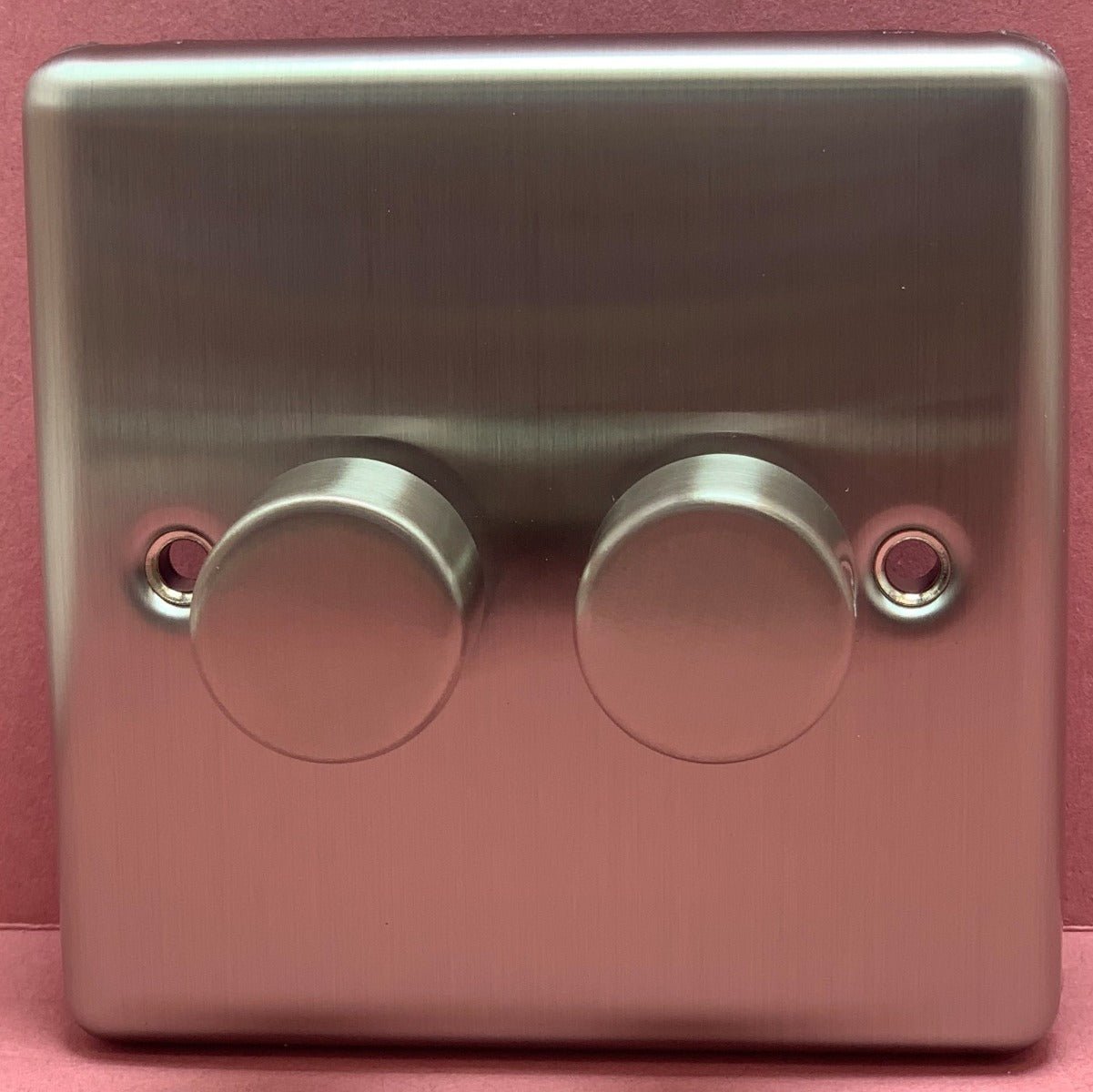 Quadrant Decor Dimmer Switch 2G, 2W, 400W Push TRIAC Dimmer Non-LED ...