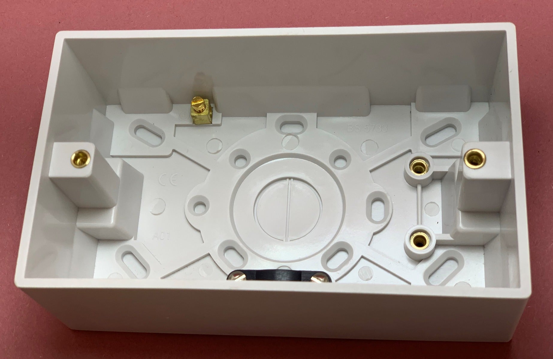 Quadrant XL 2X1G Dual Pattress Box - QXL8080 - Quadrant - Falcon ...