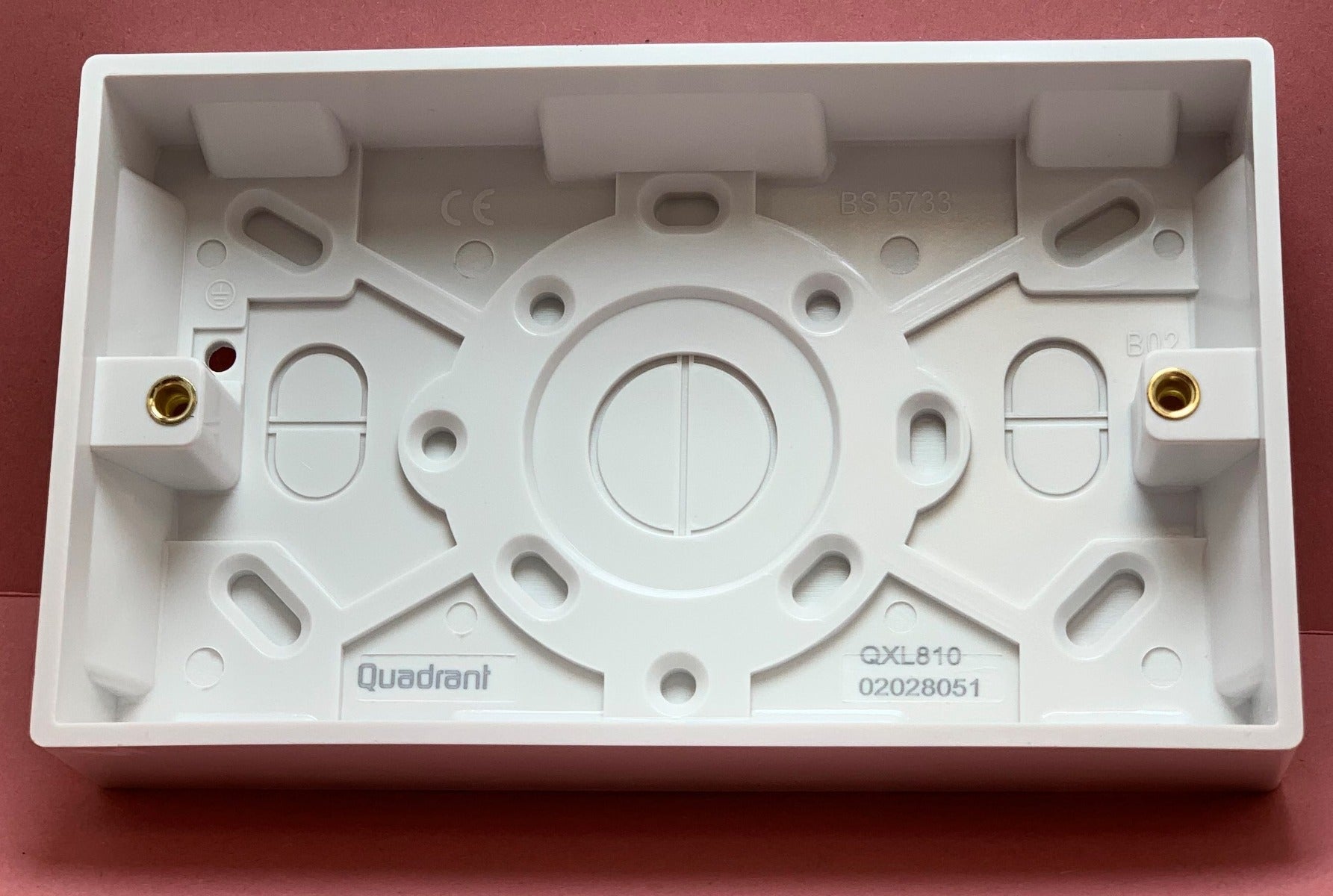 Quadrant XL 25Mm Double Pattress Box - QXL810 - Quadrant - Falcon ...